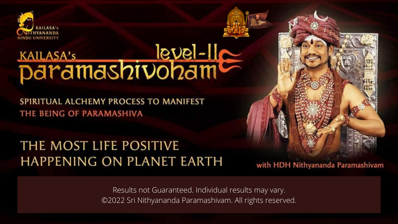 Paramashivoham Level 2 (PSM2) – Kailasa Singapore